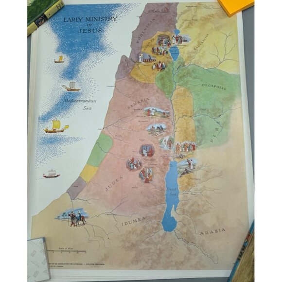 Aid Association For Lutherans | Accents | Vintage 966 Map Early ...
